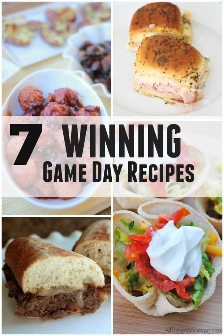7 Winning Game Day Recipes - All Things Mamma