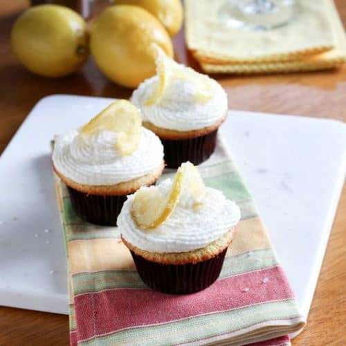 Lemon Drop Cupcakes - All Things Mamma