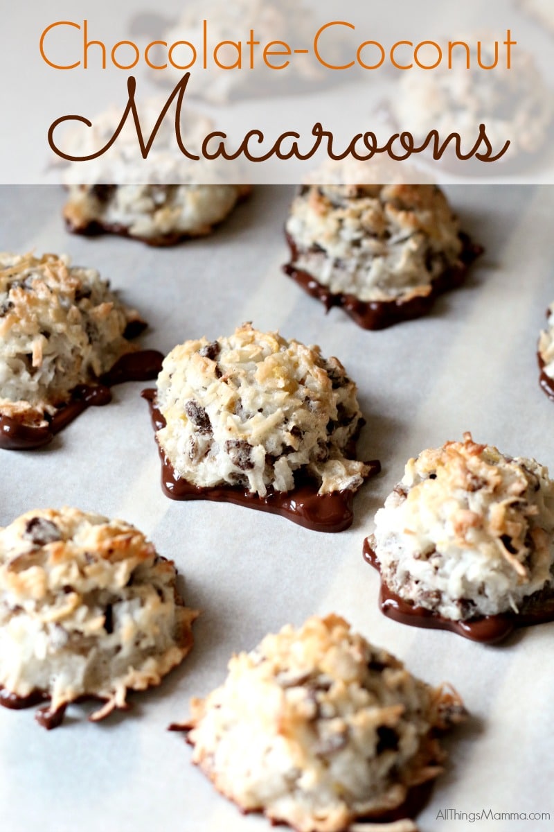 Chocolate-Coconut Macaroons - All Things Mamma