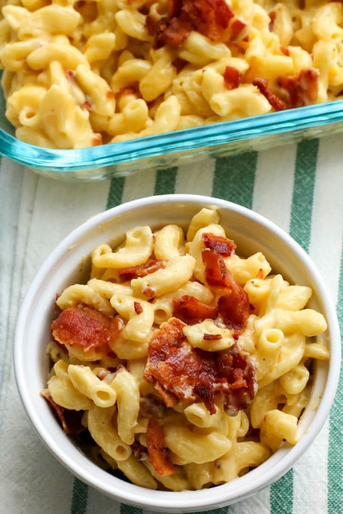 Creamy Bacon Mac and Cheese - All Things Mamma