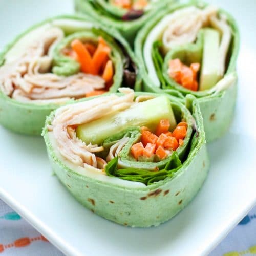 Turkey & Cheese Ranch Pinwheels Recipe - All Things Mamma