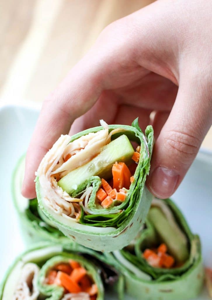 Turkey & Cheese Ranch Pinwheels Recipe - All Things Mamma