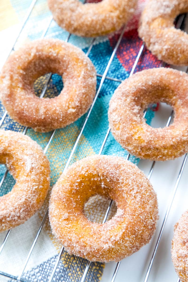 Baked Pumpkin Spice Donuts - All Things Mamma