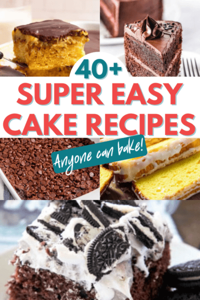 The BEST 45+ Easy Cake Recipes - All Things Mamma