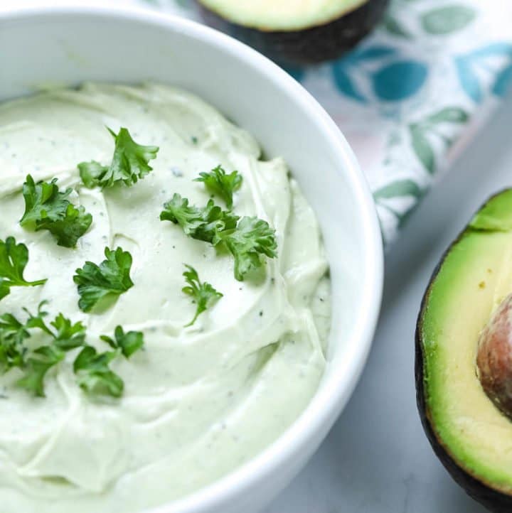 3-Ingredient Avocado Dip - All Things Mamma