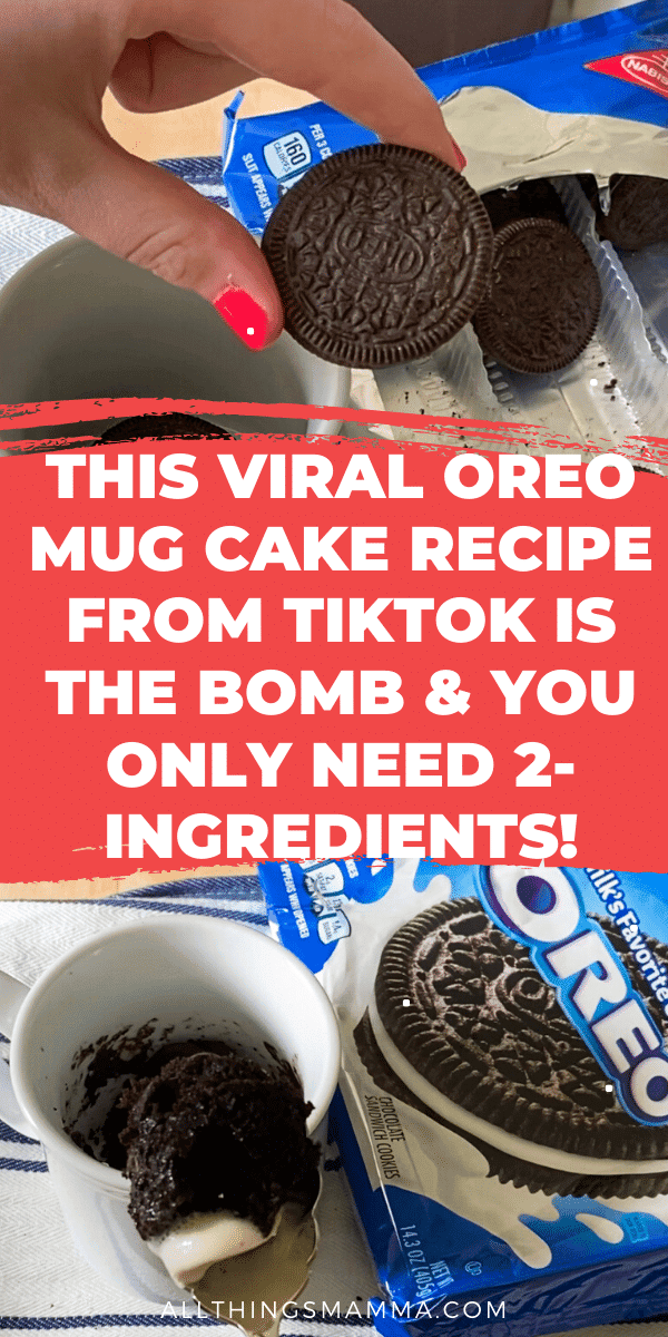 This Viral Oreo Mug Cake Recipe From TikTok is THE BOMB & You Only Need ...