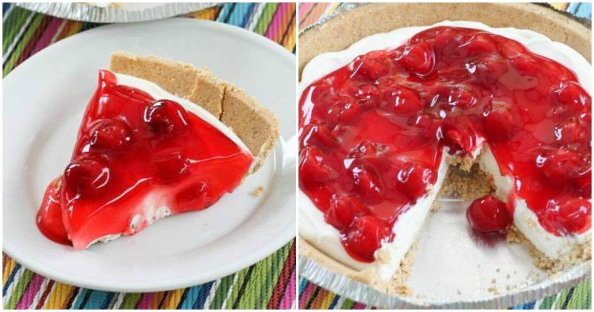 Easy No-Bake Cherry Cheesecake Recipe | All Things Mamma