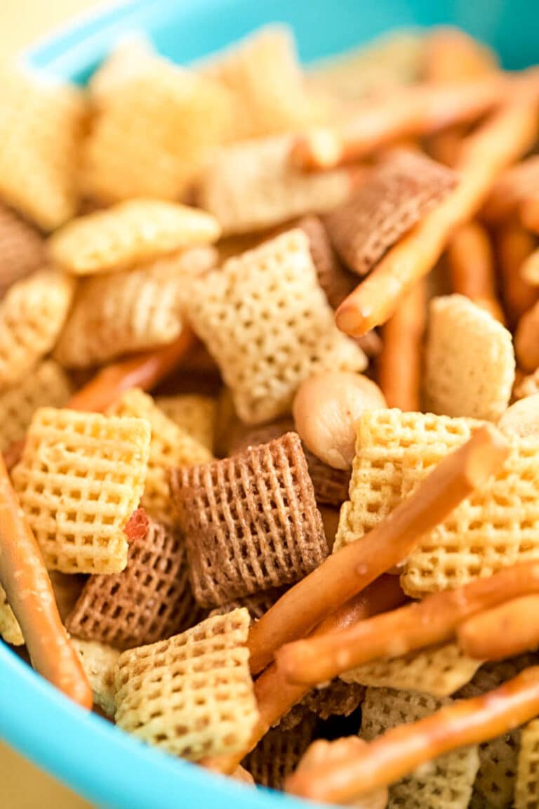 Simple and Easy Homemade Chex Mix - All Things Mamma