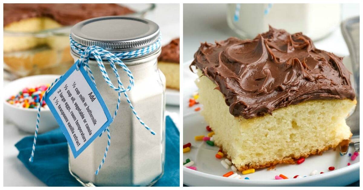 Homemade Cake Mix Recipe - Only 5 Ingredients! - All Things Mamma