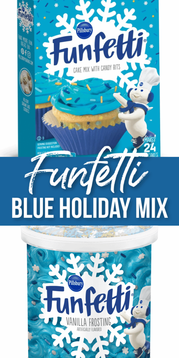Funfetti Holiday Blue Cake Mix And Frosting Are Here, So Winter Can ...