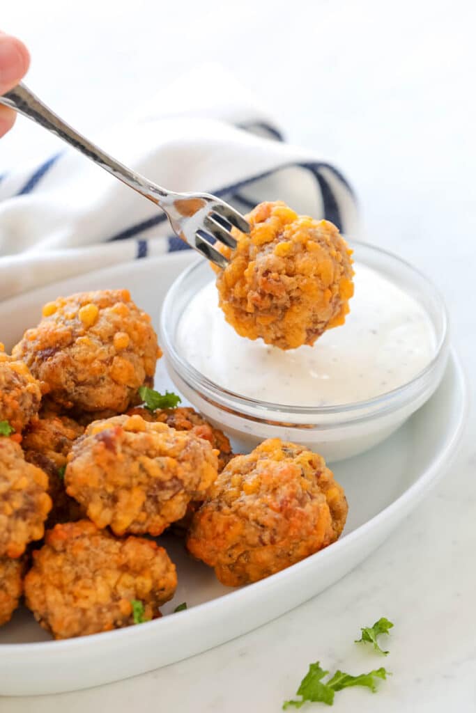 4-Ingredient Sausage Ball Recipe All Things Mamma