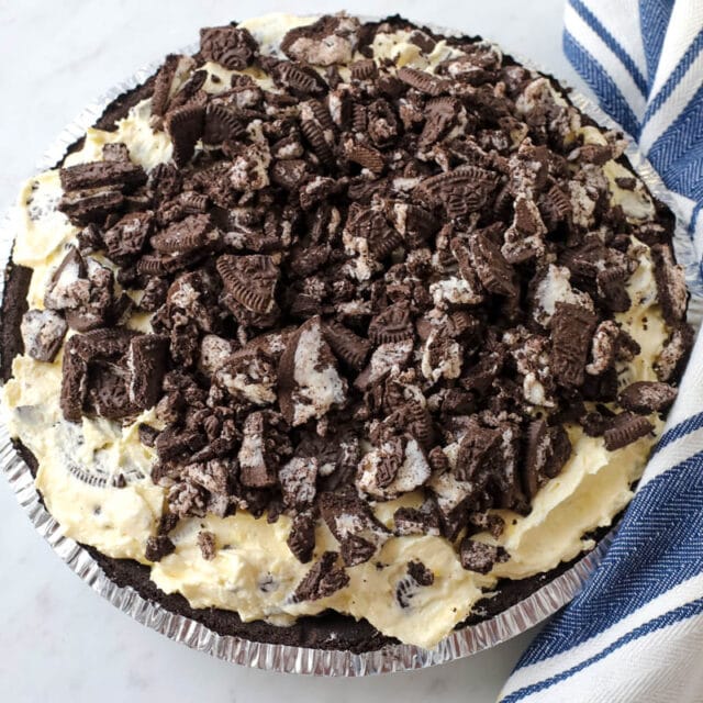 Oreo Pie - All Things Mamma - Easy Oreo Dessert Recipe
