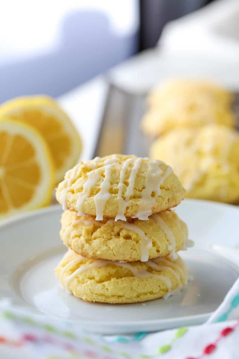Lemon Crinkle Cookies - All Things Mamma
