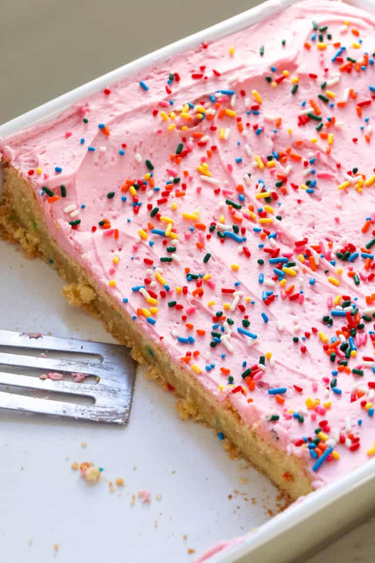 Cake Mix Funfetti Sugar Cookie Bars | All Things Mamma
