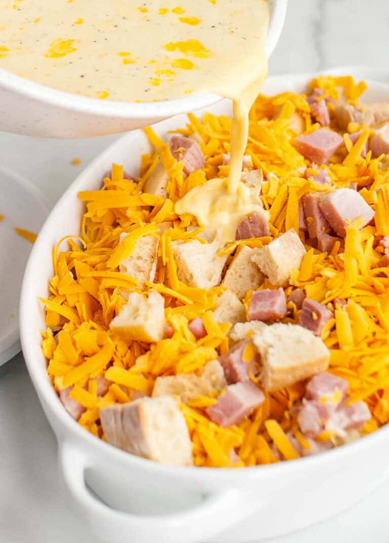 Ham & Cheese Breakfast Casserole - All Things Mamma