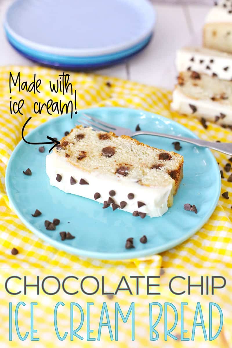 Chocolate Chip Ice Cream Bread - All Things Mamma
