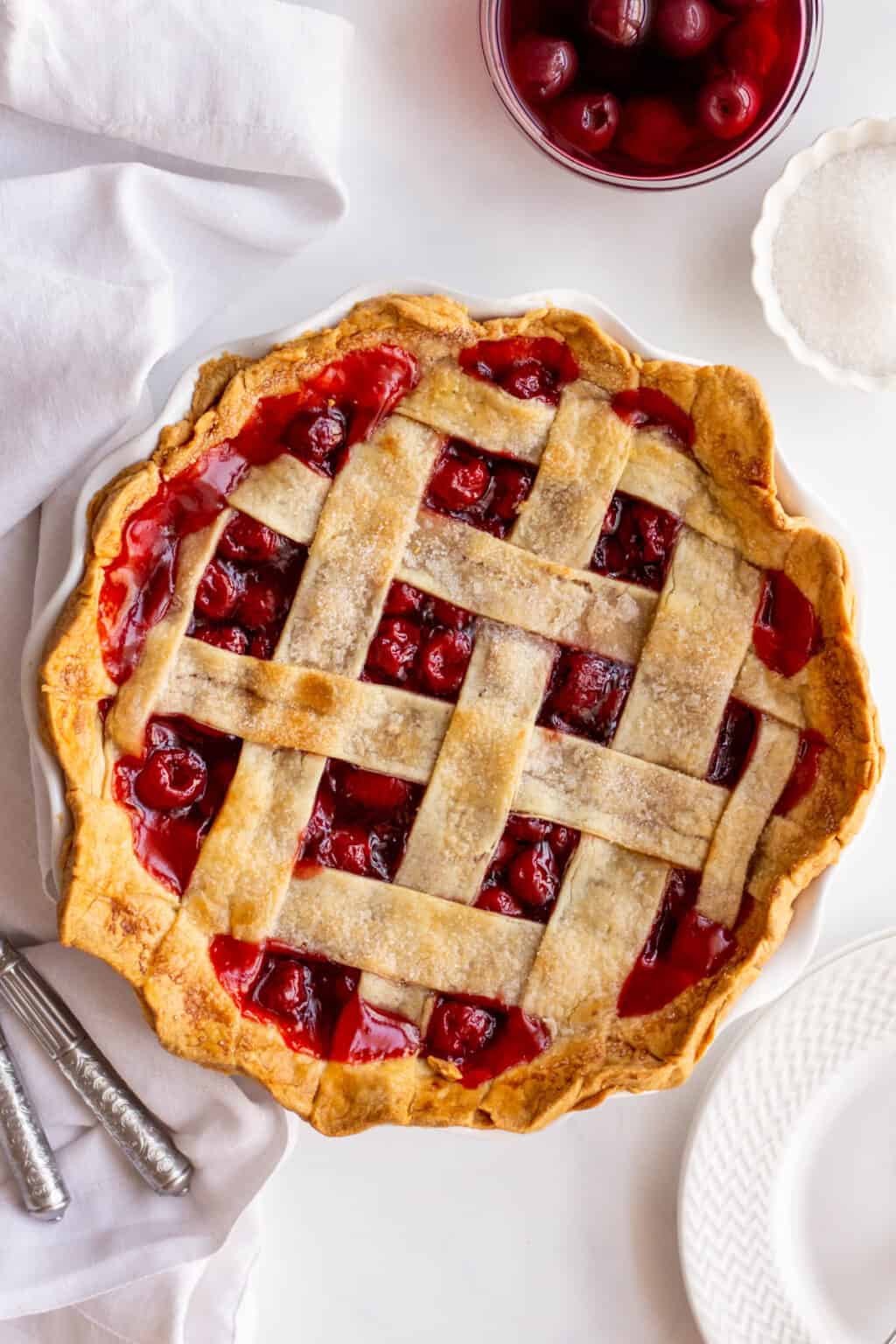 The Easiest Cherry Pie Recipe | All Things Mamma
