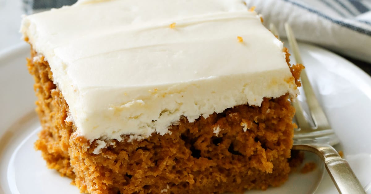 The Easiest Pumpkin Cake Recipe (Made with a Box Cake Mix!)