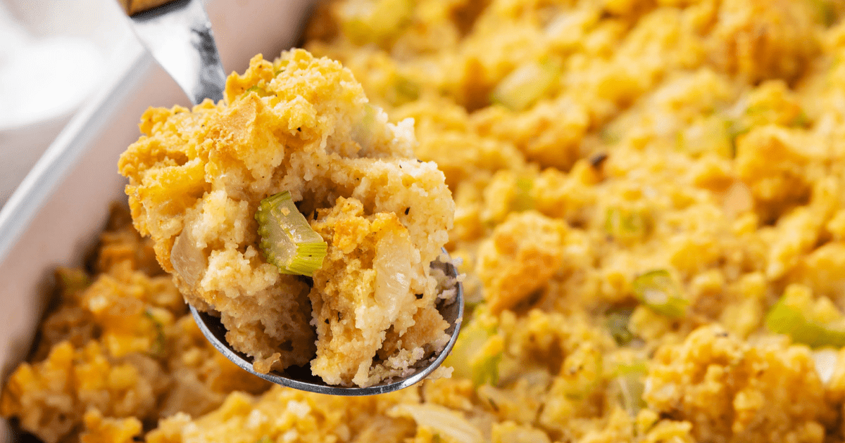 Easy Cornbread Dressing Recipe | All Things Mamma