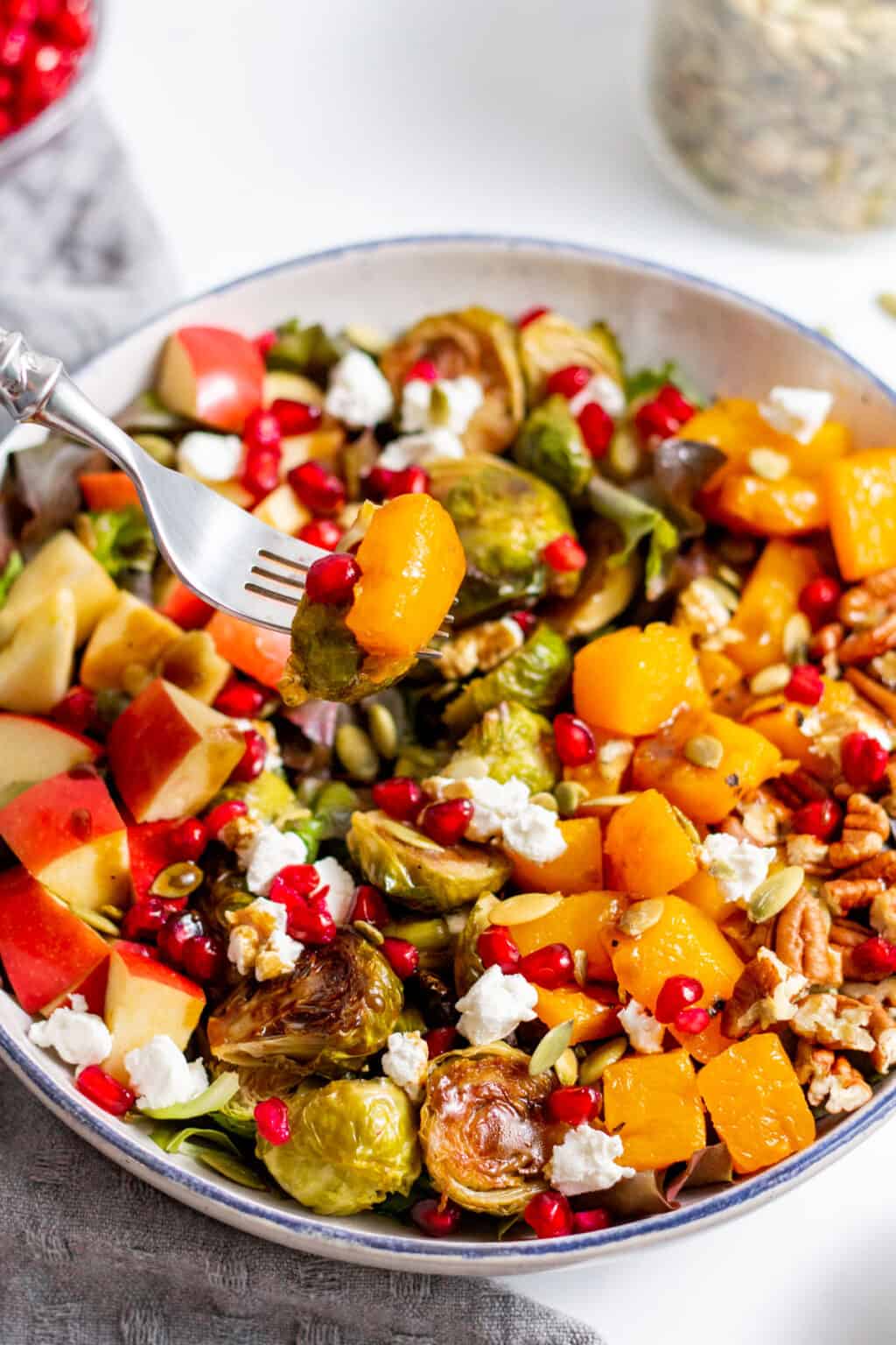 Brussels Sprout Salad - The Perfect Fall Harvest Salad! |All Things Mamma