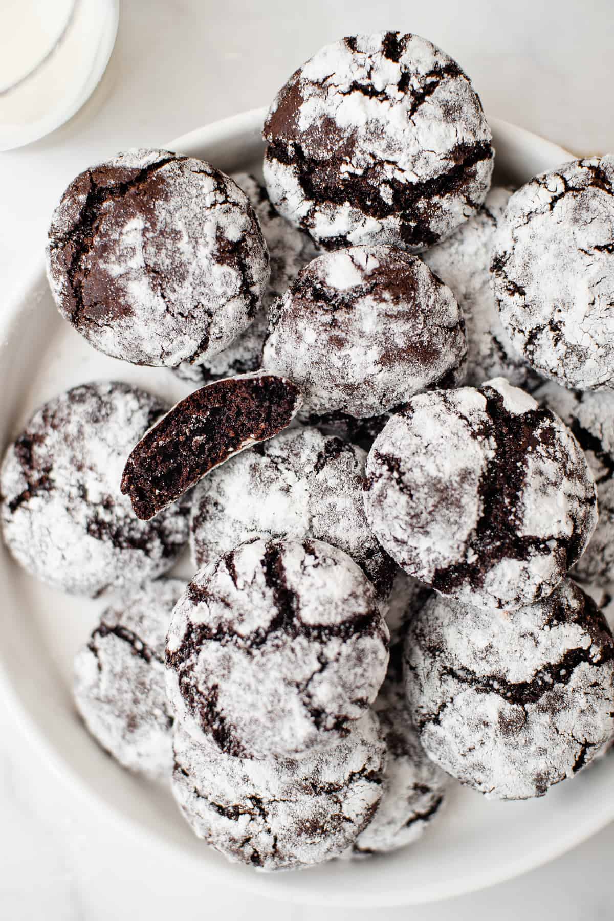 Easy Chocolate Crinkle Cookies | All Things Mamma
