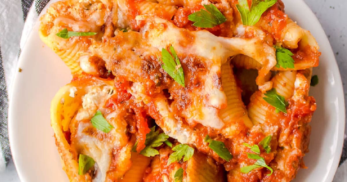 Classic Stuffed Shells Recipe | All Things Mamma