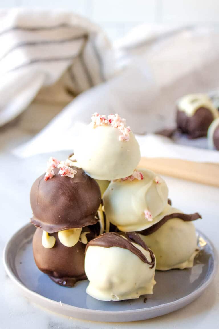 Easy Peppermint Oreo Balls Recipe | All Things Mamma