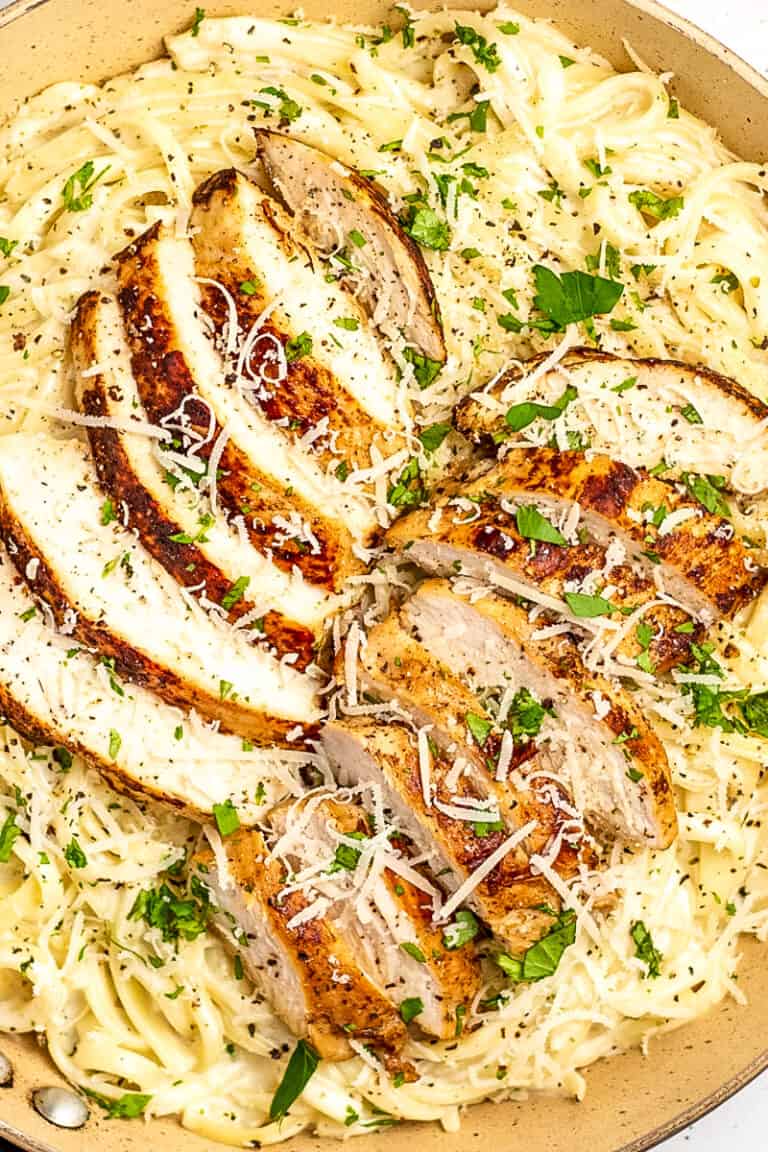 Homemade Chicken Alfredo - All Things Mamma