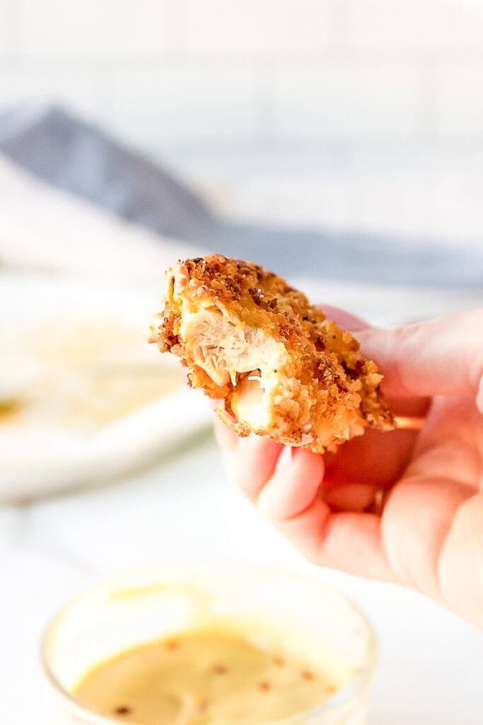 Easy Crispy Chicken Strips Recipe | All Things Mamma
