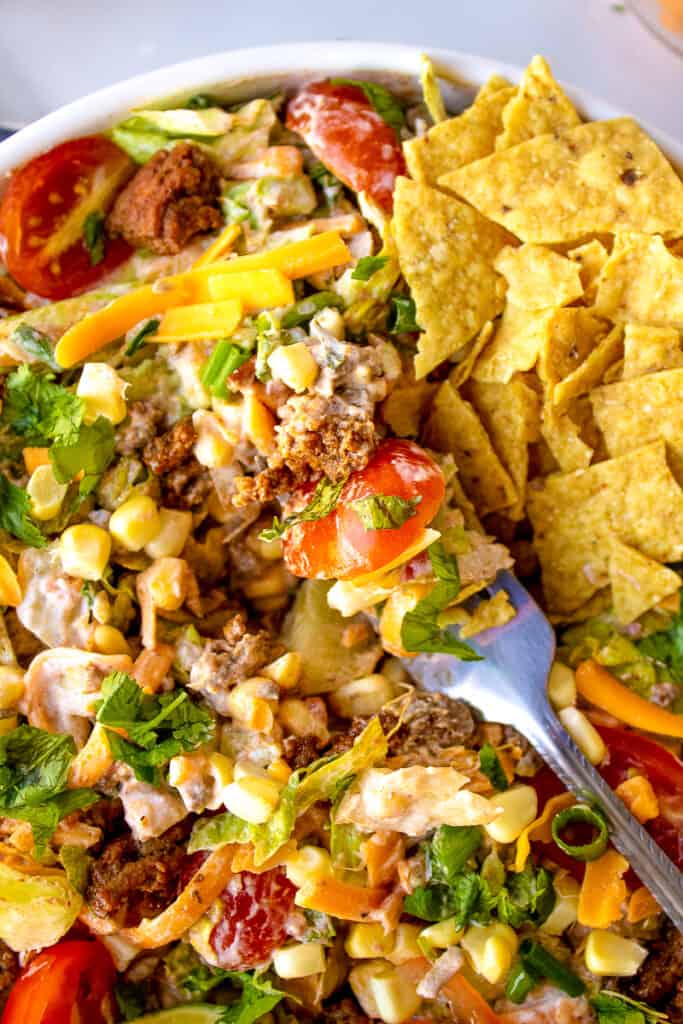 Easy Taco Salad Recipe | All Things Mamma