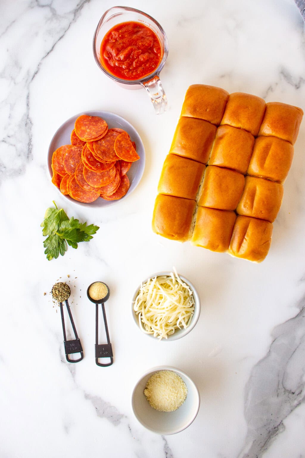 Easy Pepperoni Pizza Sliders | All Things Mamma