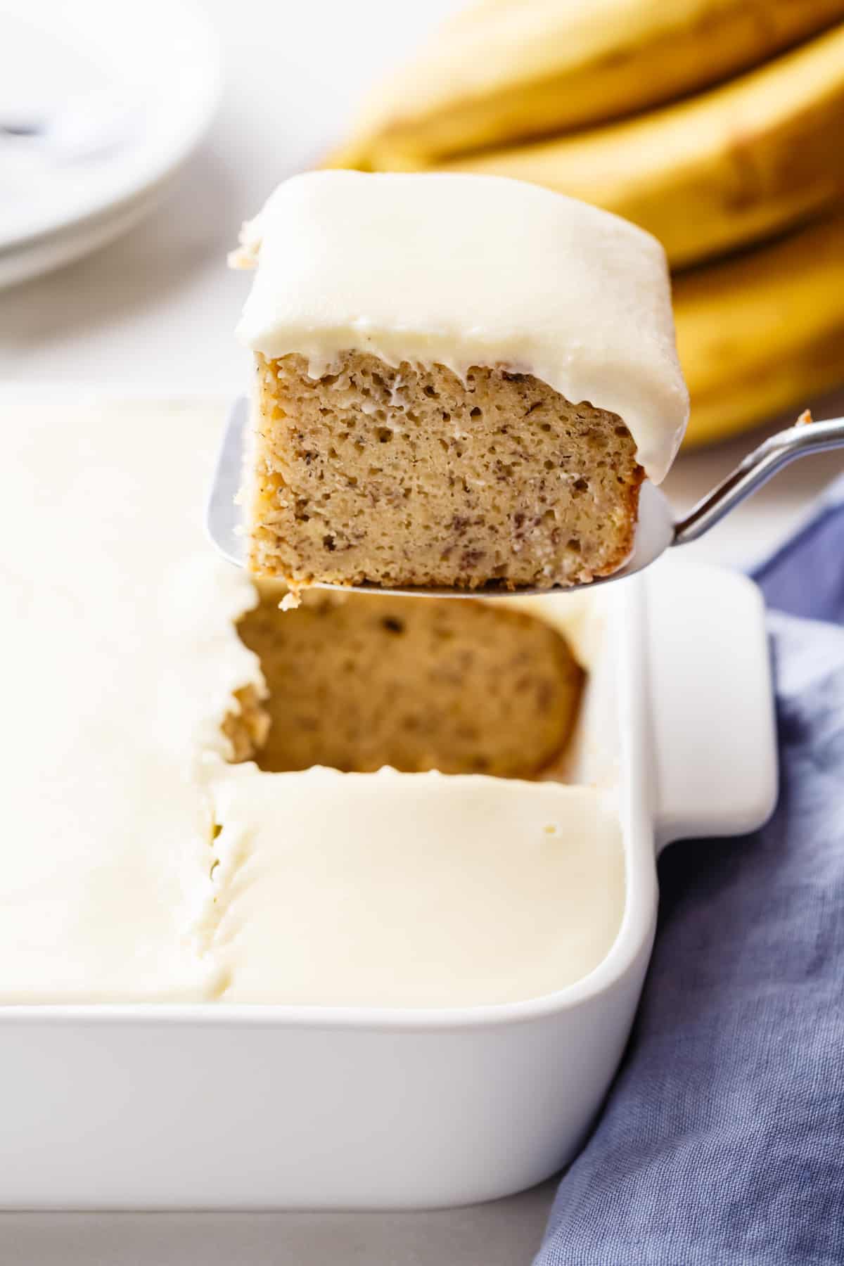 The Best Banana Cake with Cream Cheese Frosting - All Things Mamma