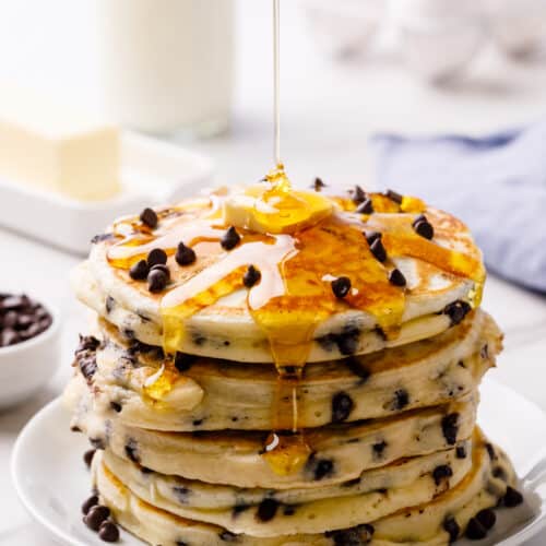 Chocolate Chip Pancakes Clipart