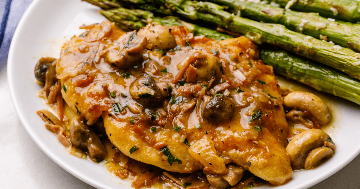 Creamy Chicken Marsala - Great Weeknight Dinner! | All Things Mamma
