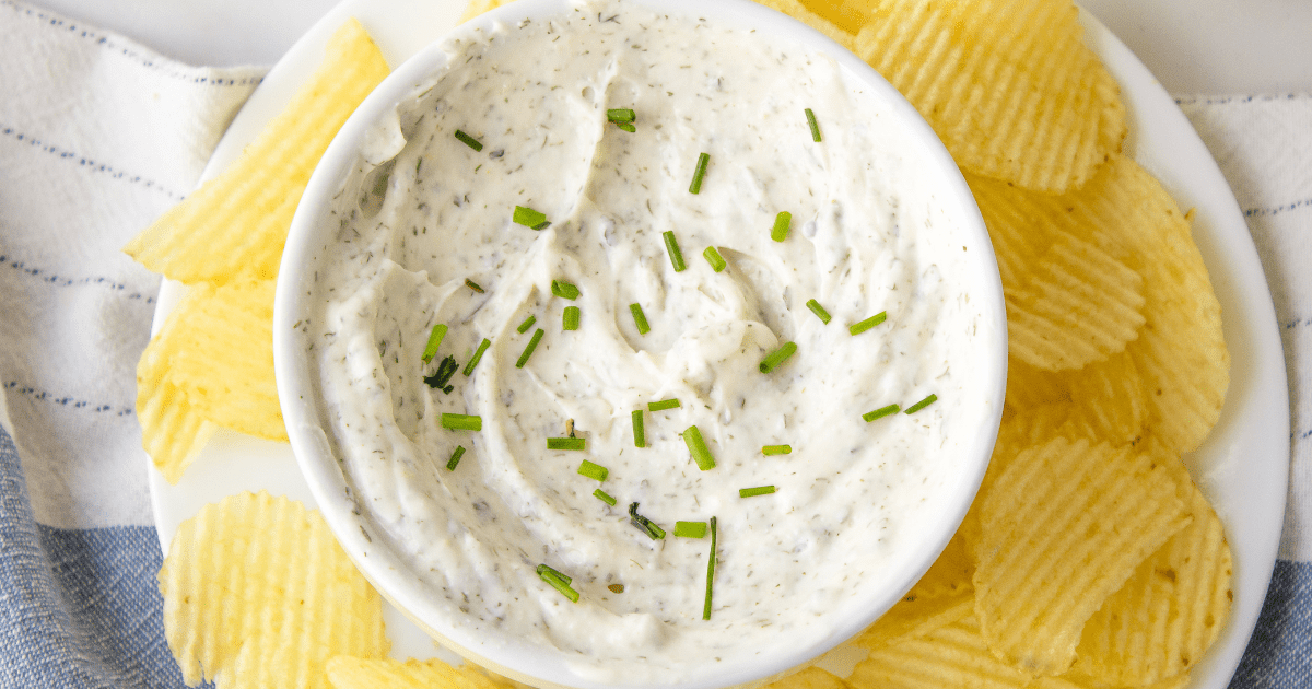 Easy Chip Dip Recipe | All Things Mamma