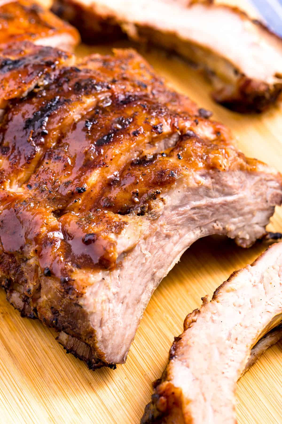 The Easiest Oven Baked BBQ Pork Ribs | All Things Mamma