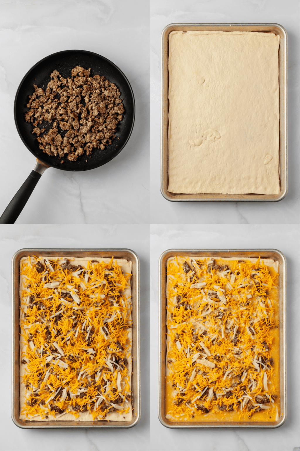 Breakfast Pizza with Crescent Roll Crust | All Things Mamma