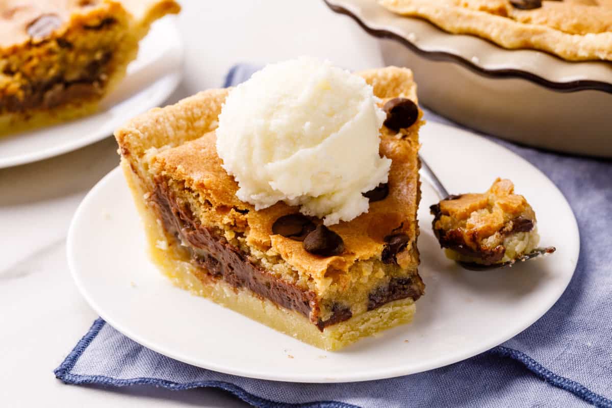 Gooey Chocolate Chip Pie Recipe | All Things Mamma
