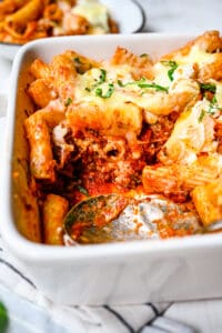 Cheesy Baked Rigatoni | All Things Mamma