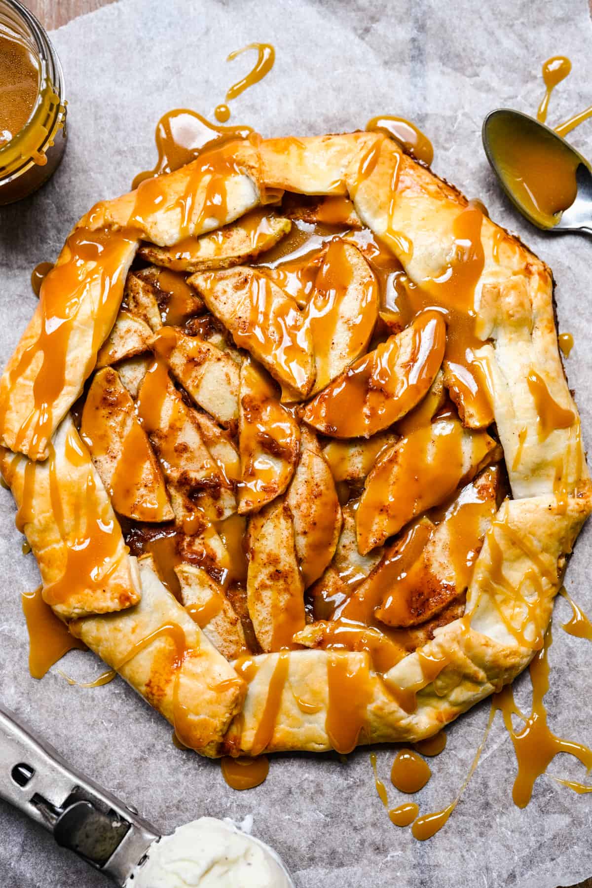 Easy Caramel Apple Tart Recipe | All Things Mamma