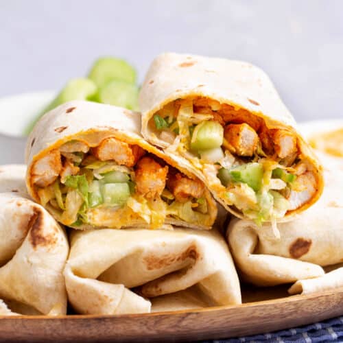 Homemade Buffalo Chicken Wrap | All Things Mamma