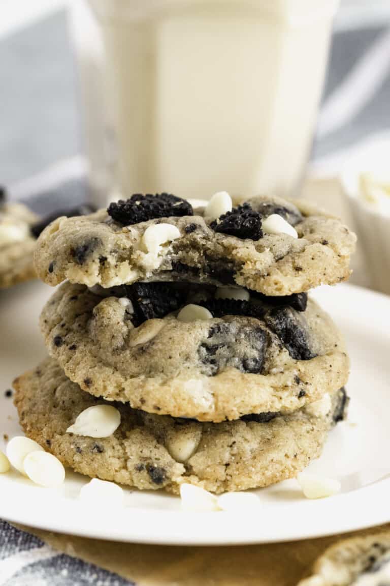 Chewy Cookies and Cream Cookies Recipe | All Things Mamma