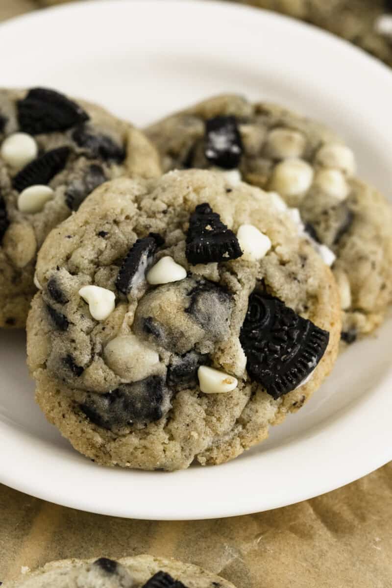 Chewy Cookies and Cream Cookies Recipe | All Things Mamma