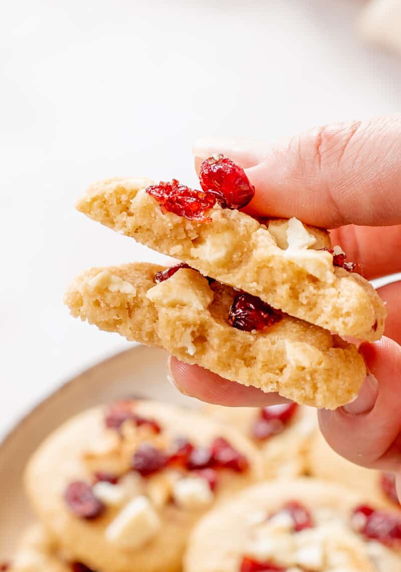 Cranberry White Chocolate Chunk Cookies | All Things Mamma