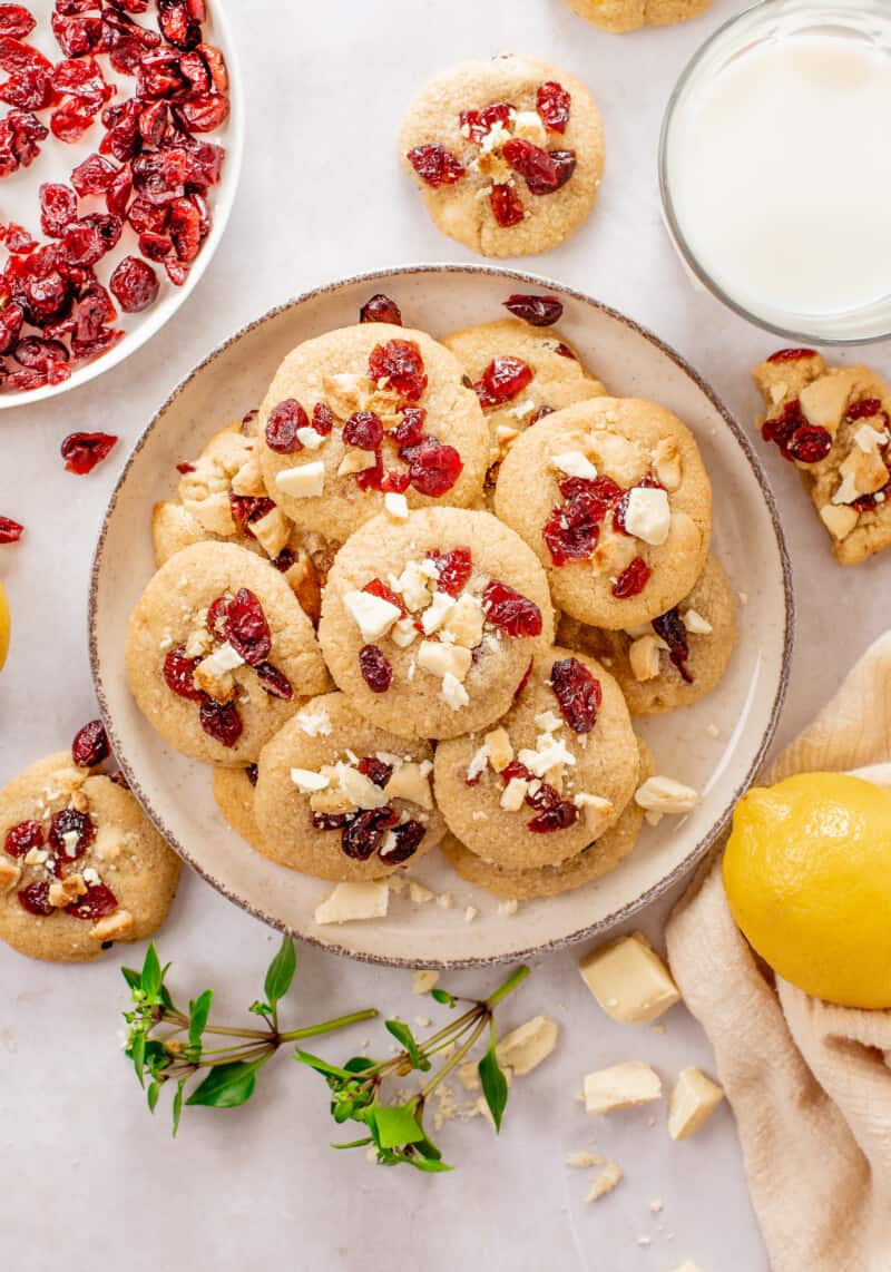 Cranberry White Chocolate Chunk Cookies | All Things Mamma