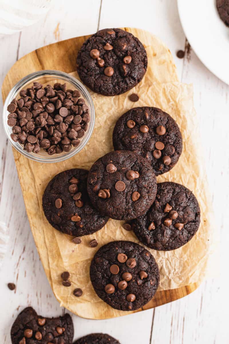 Double Chocolate Chip Cookies Recipe | All Things Mamma