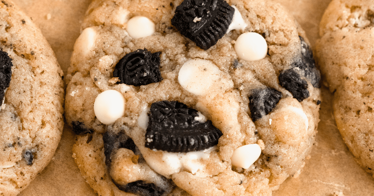 Chewy Cookies and Cream Cookies Recipe | All Things Mamma