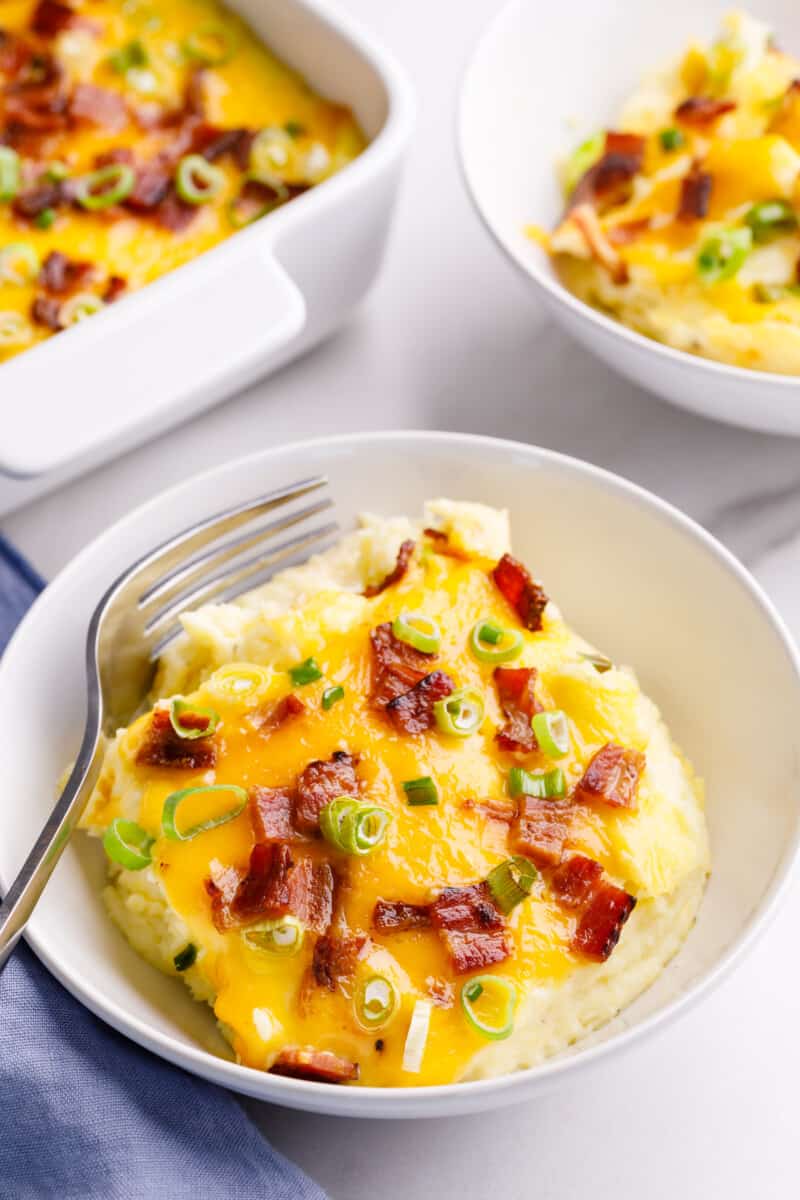 Make-Ahead Mashed Potato Casserole Recipe | All Things Mamma
