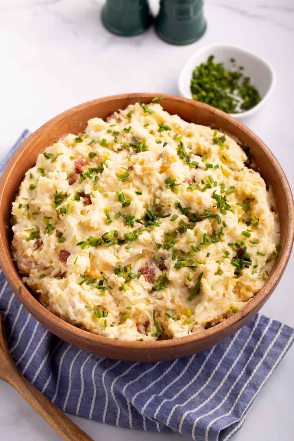 Cheesy Loaded Mashed Potatoes Recipe | All Things Mamma