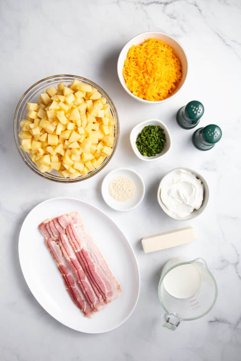 Cheesy Loaded Mashed Potatoes Recipe | All Things Mamma